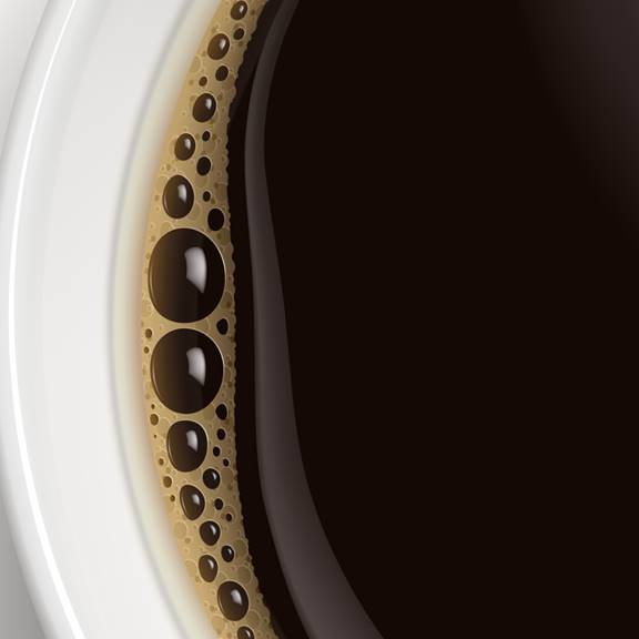 Latte coffee foam | icoLED | Bert Simons | Portfolio